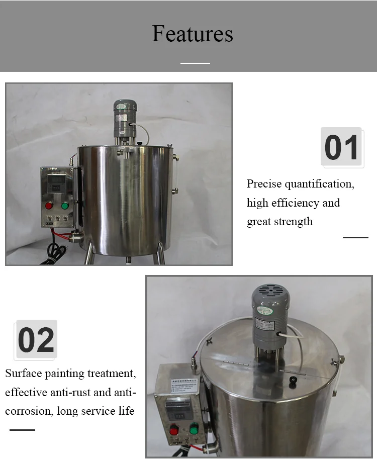 15l Industrial Stainless Steel Small Mixing Tank Liquid Mixer Machine ...