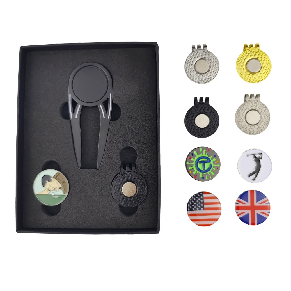 Golf accessories putting green fork Enamel Hat Pin Product Show Stream ...