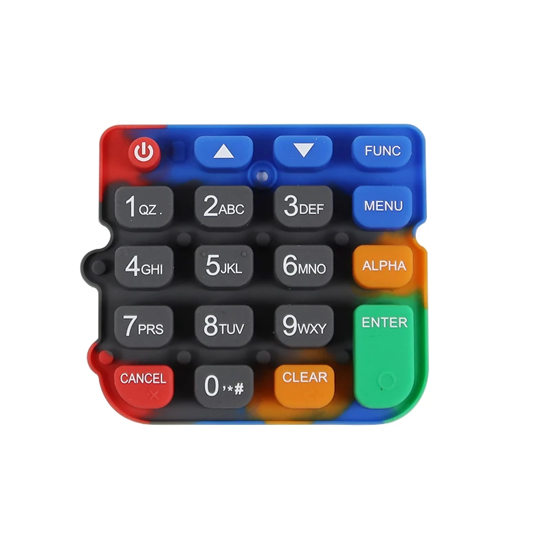 High Quality Rubber Pos Machine Keypad Replacement Pos Parts For Pax ...