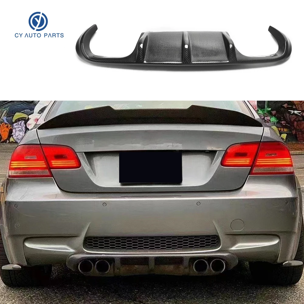 Carbon Fiber Vorsteiner Style Rear Diffuser Lip For Bmw 3 Serise E90 ...