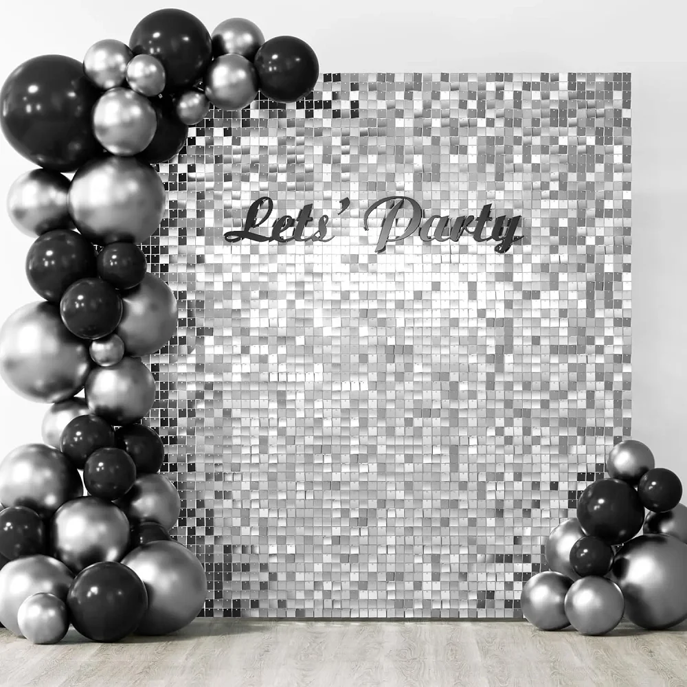 Shimmer Wall Backdrop - Gold Sequin Panel for Events