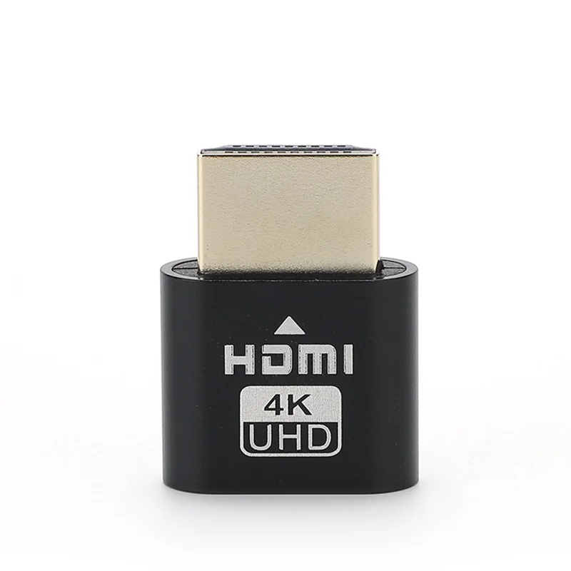 VGA HD Dummy Plug Virtual Display Emulator Adapter DDC Edid Support ...