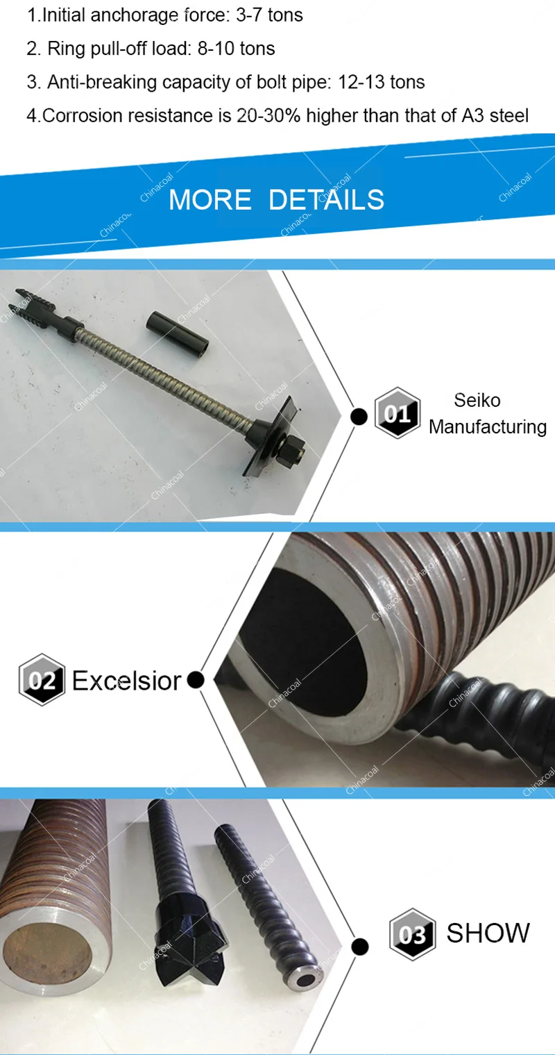 Mining Resin Fiberglass Reinforced Plastic (frp) Anchor Pole Mining ...