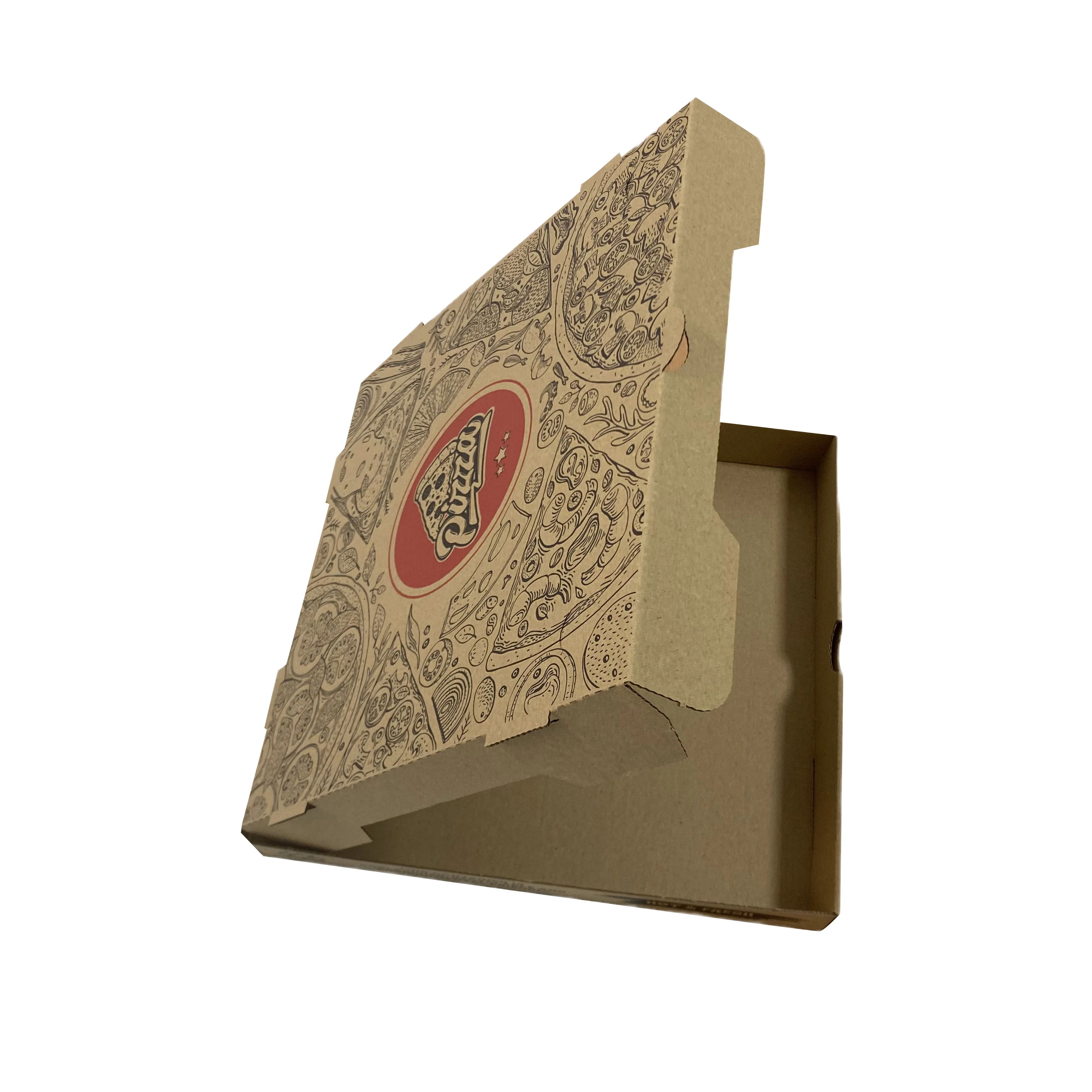 Lotte Mart Pizza Box,Custom Corrugated Paper Pizza Box - Buy 20" Pizza ...