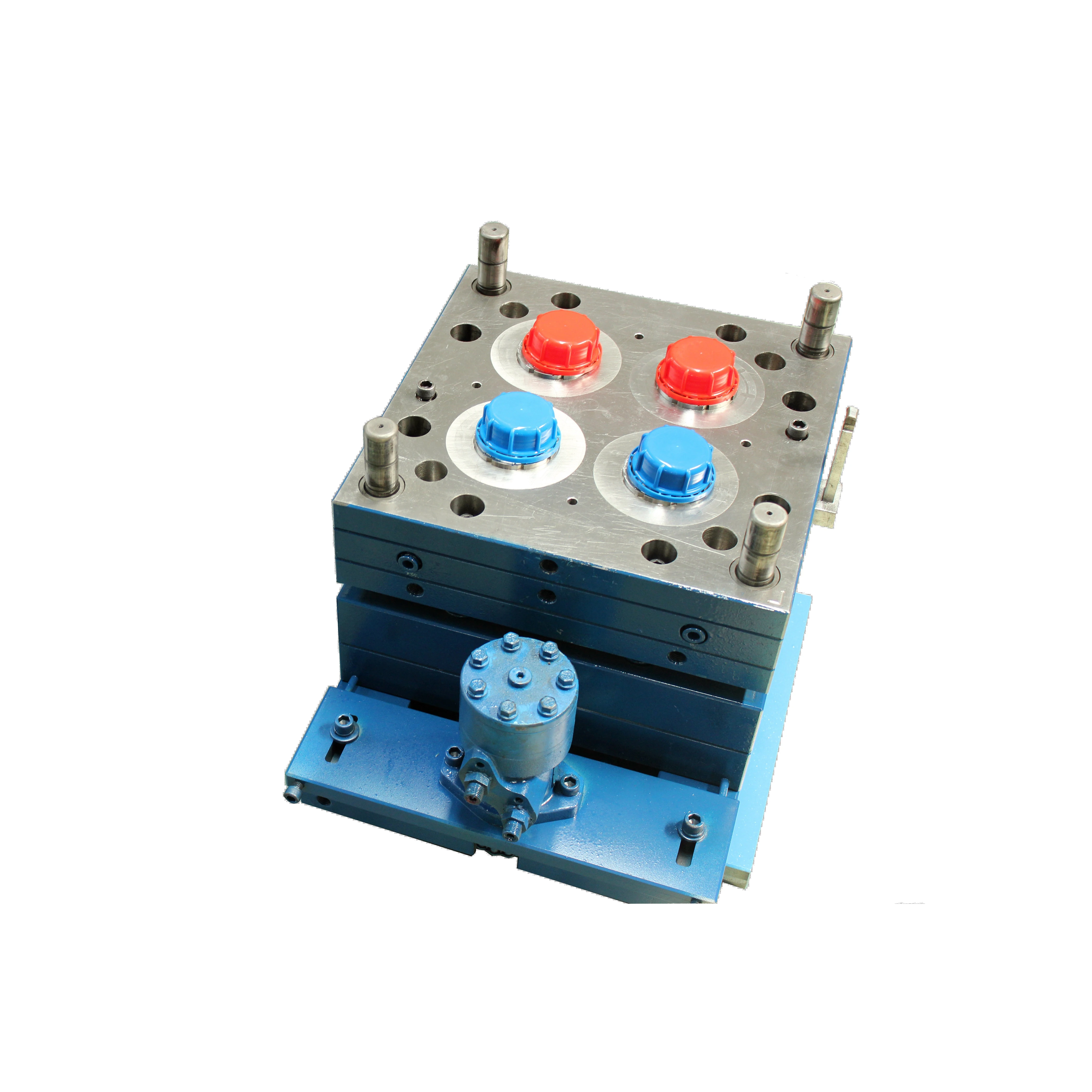 4 Cavity 5gallon Plastic Jerry Can Thread Unscrew Cap Mould