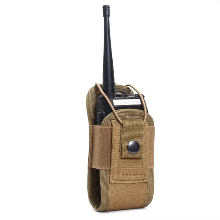 Universal Molle Radio Case Two Way Radio Holder Pouch Walkie Talkie ...
