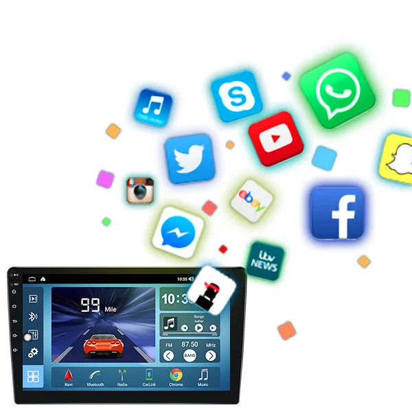 Iying 3d Touch Screen Car Stereo With Gps Navigation & Bluetooth - Car ...