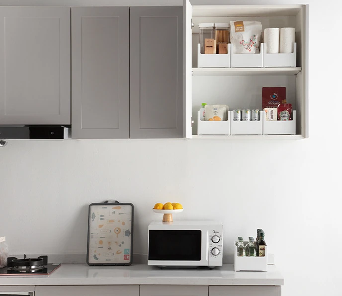 Plastic Retractable Expandable Home Cabinet Space Storage Expanding ...