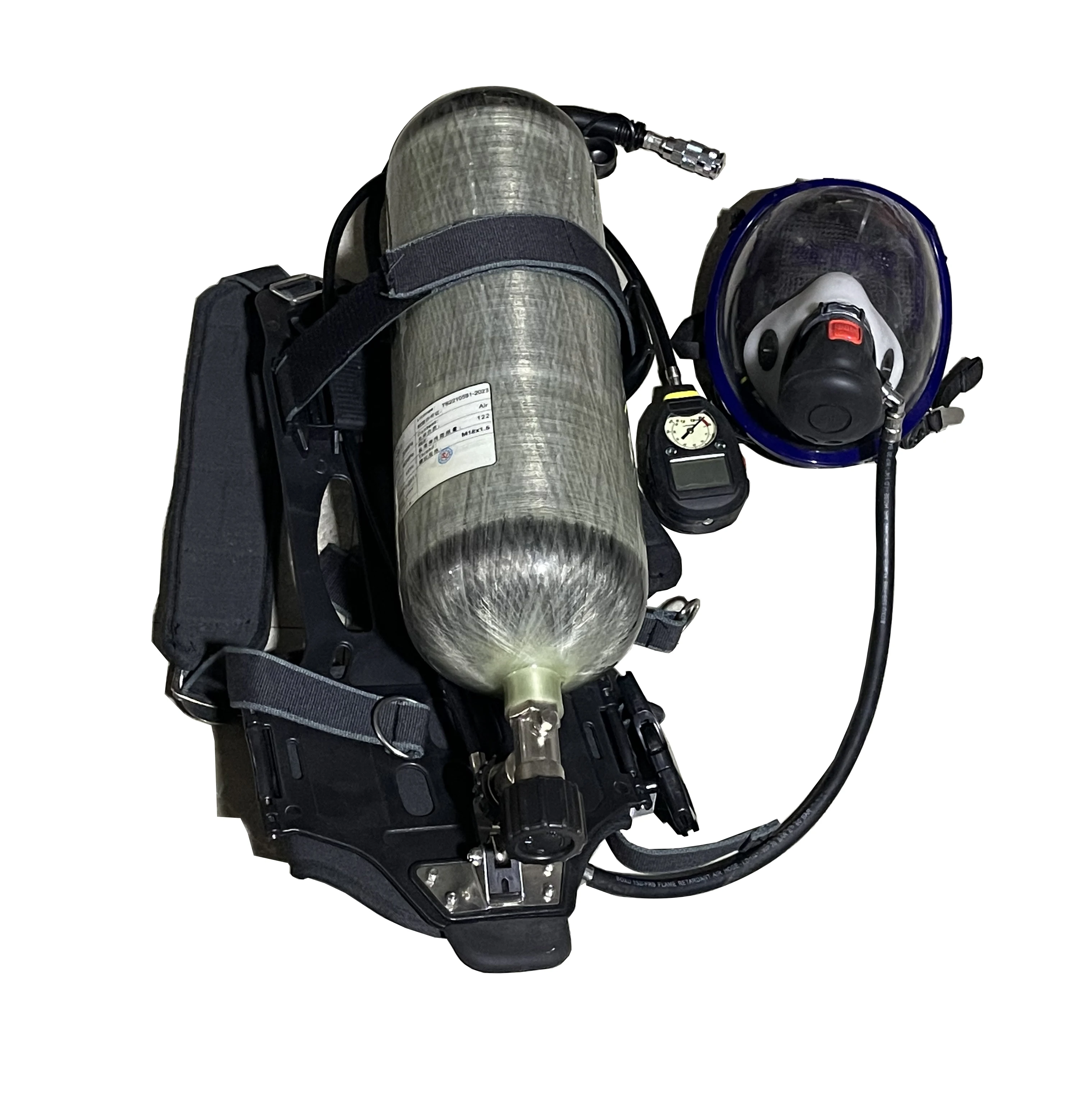 Personal Safety Fireman Personal Scba Breathing Apparatus With Hud ...
