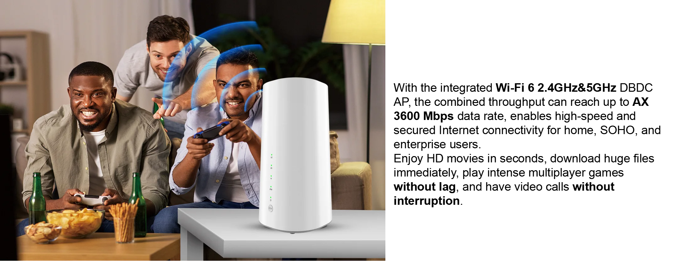 Fwa 5g Nr Router Indoor Router Mesh Wif I6 Ax3600 Lighting Speed 5g ...