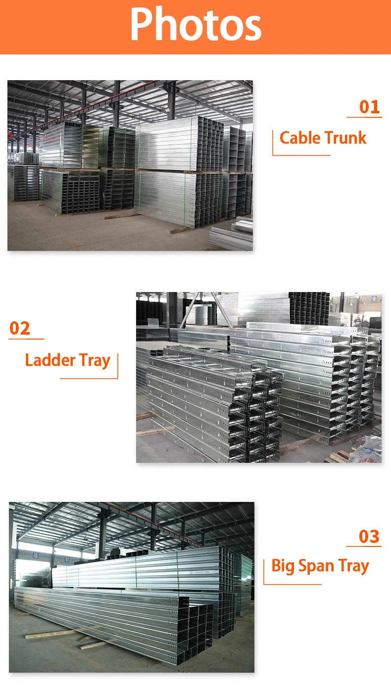 Perforated Steel Cable Tray Standard Sizes Aluminum Cable Tray Cable ...