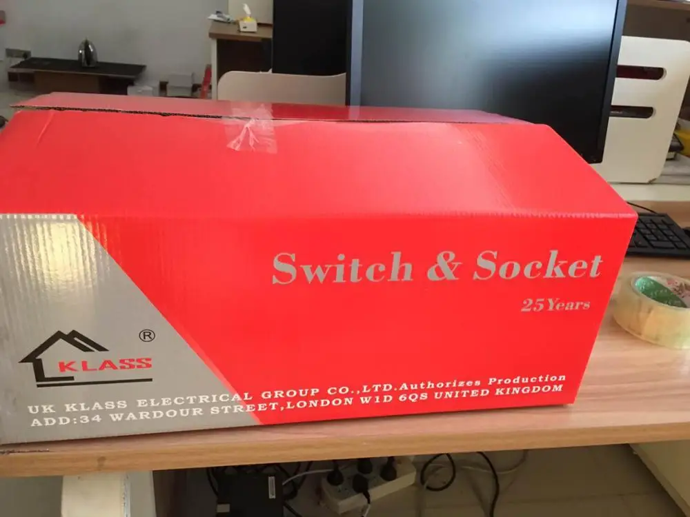 Klass Flexible Power Rail Universal Smart Office Desk Electrical Outlet ...