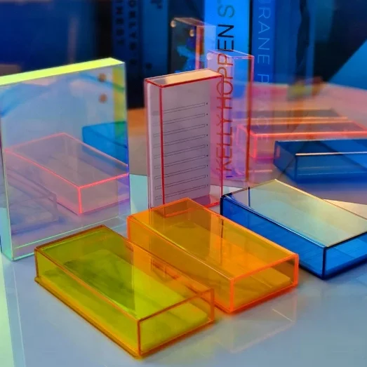 Private Label Eyelash Extension Lash Plate Acrylic Lash Tile With Cover ...