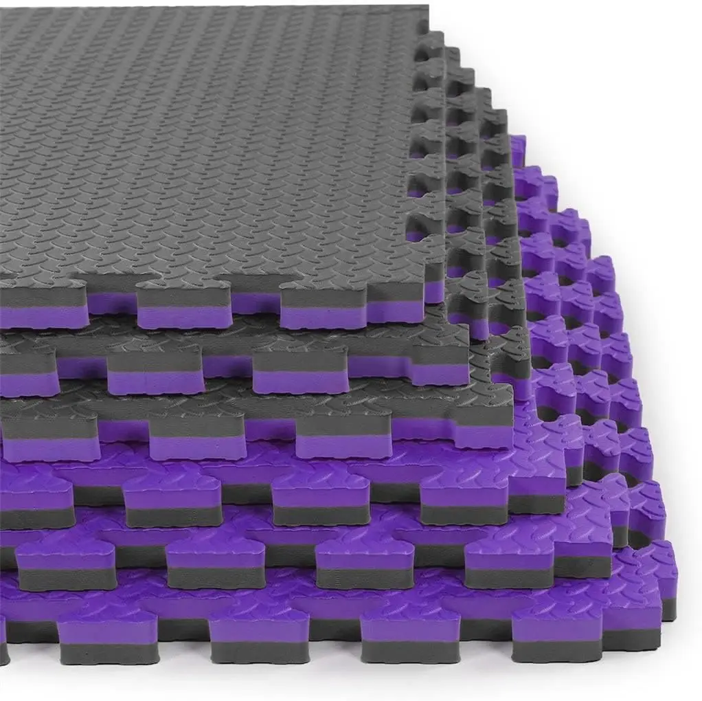 Durable 100x100cm Interlocking Gym Mats - Premium EVA Foam