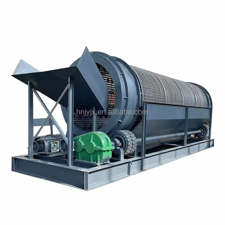 Sand Stone Rotary Drum Screening Machine - Mobile Trommel Screen ...
