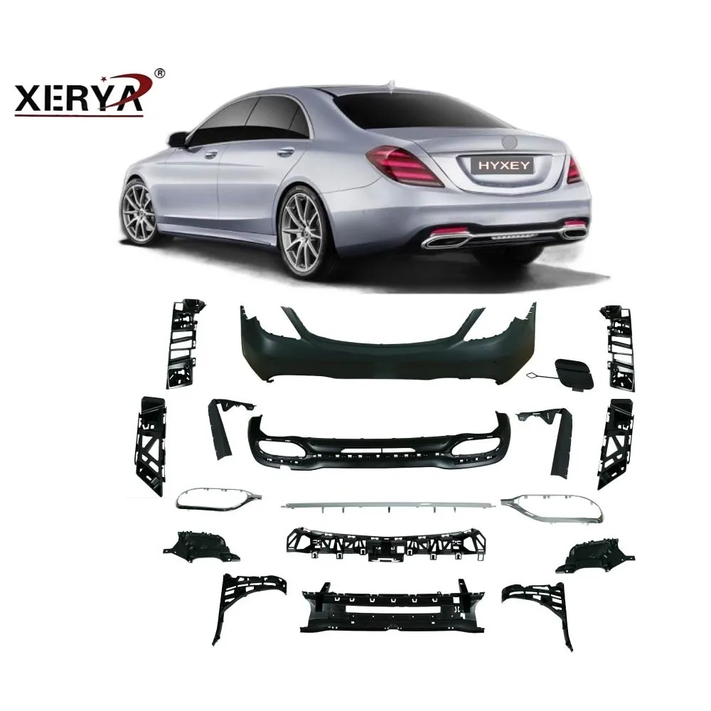 Body kit for new Mercedes Benz s class w222 in S65 style rear bumper ...
