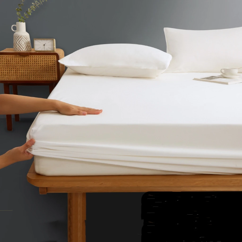 Home Hotel and Hospital Use Waterproof Fitted Sheet Protector Mattress ...