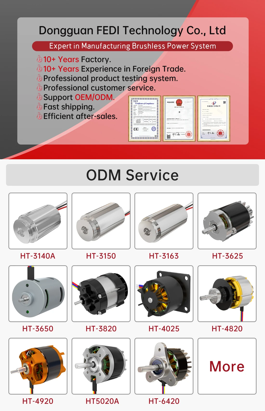 Customized Brushless DC Motors - High Efficiency Solutions