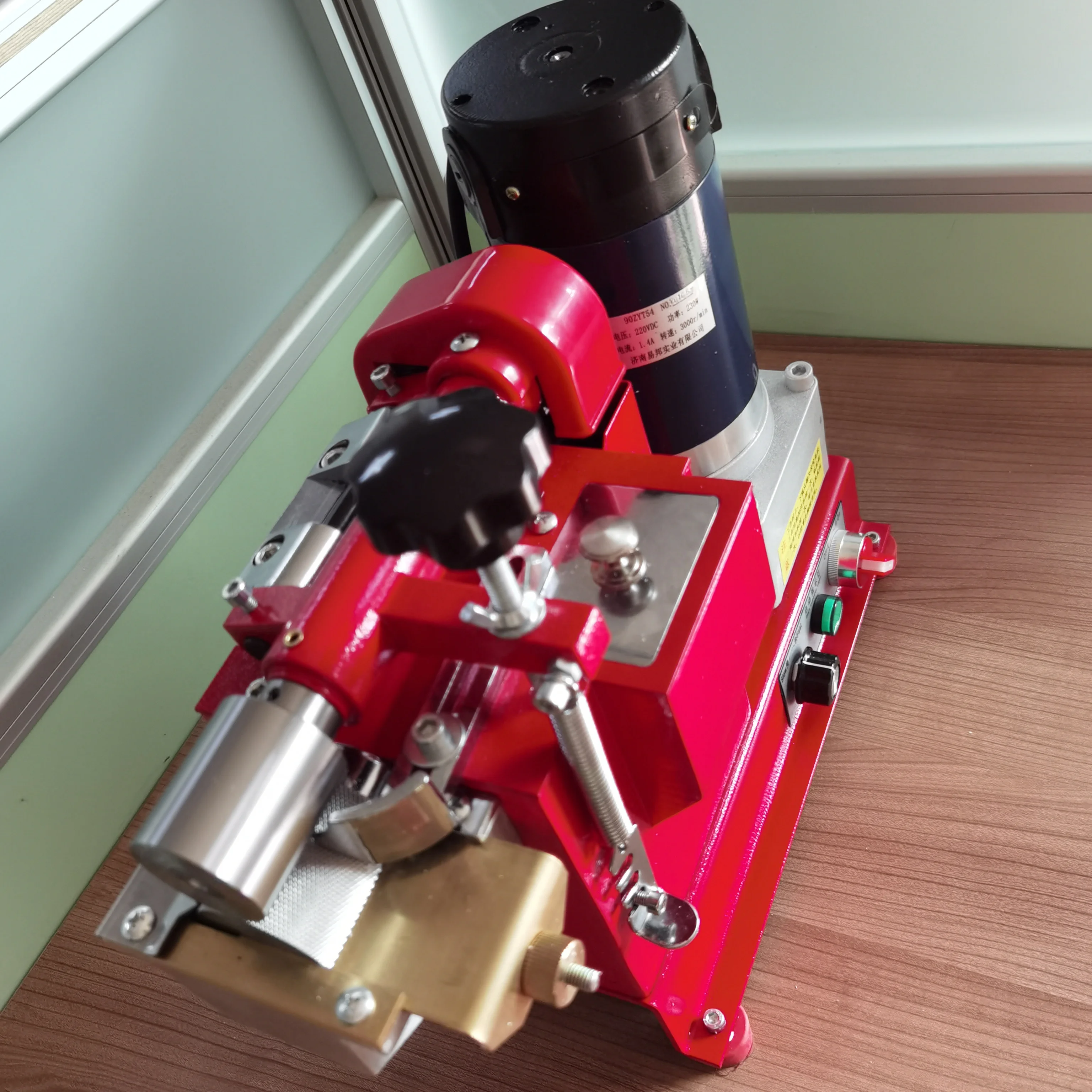 Small Manufacturing Machines Manual Gluing Machine Paper Bag Handle ...