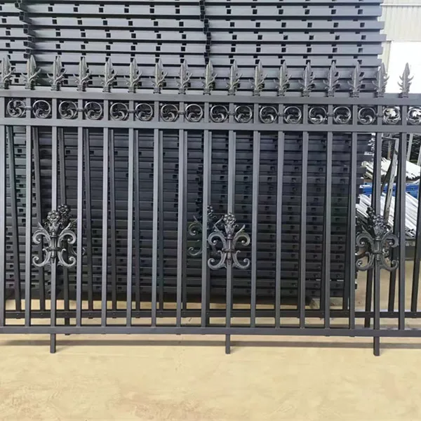 Invincible Design Wrought Iron Fence Steel Rail Garden House Gate ...