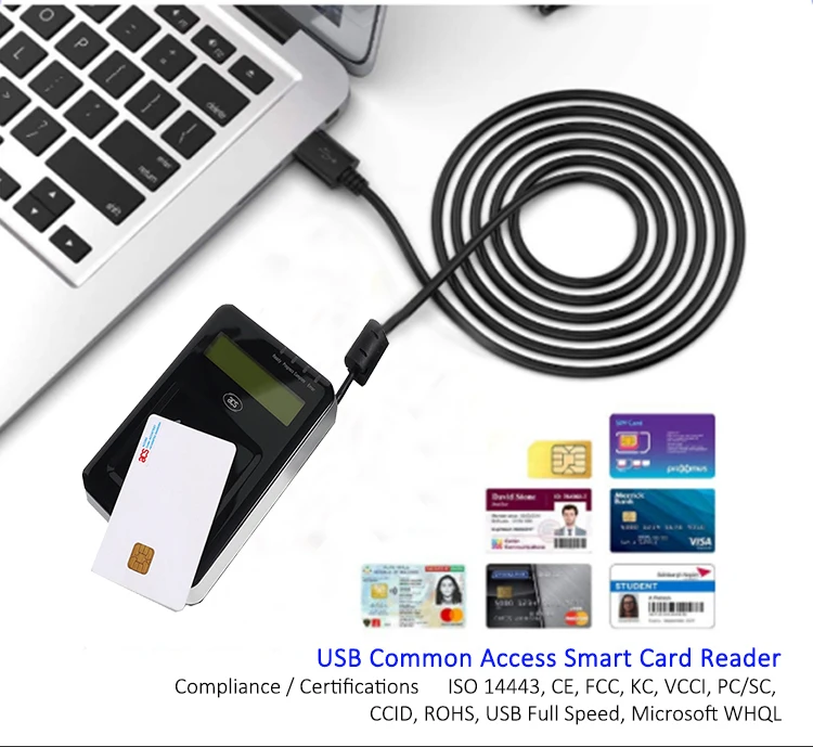 MIFARE Card Reader RFID NFC 13.56mhz USB Desktop Reader With Stand ACR1222L| Alibaba.com