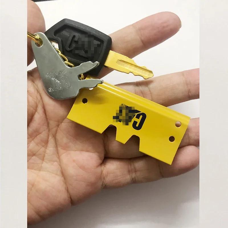 For Caterpillar Excavator Heavy Equipment Keychain F0002 8H5306 5P8500 ...