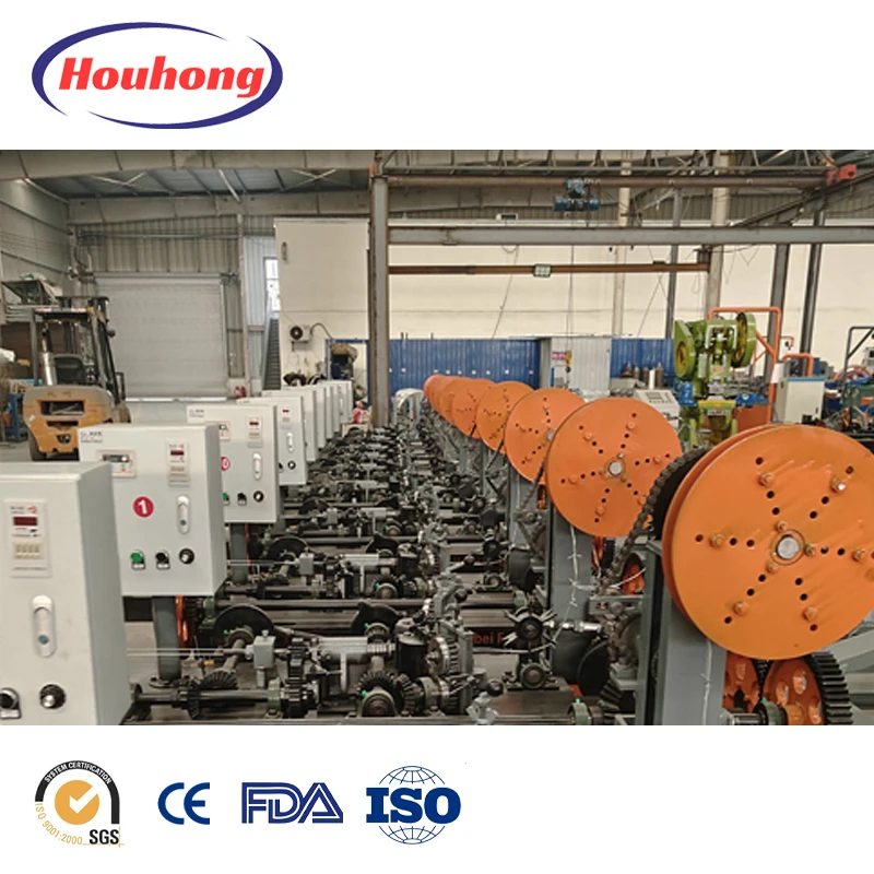 Barbed Wire Making Machine Double Reverse Twisted Steel Wire Equipment ...