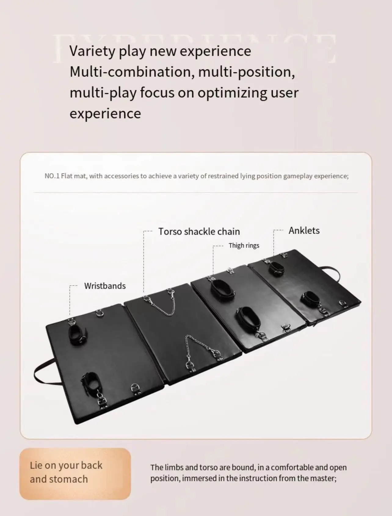 Poros BDSM Bondage Equipment - Portable & Versatile Restraints