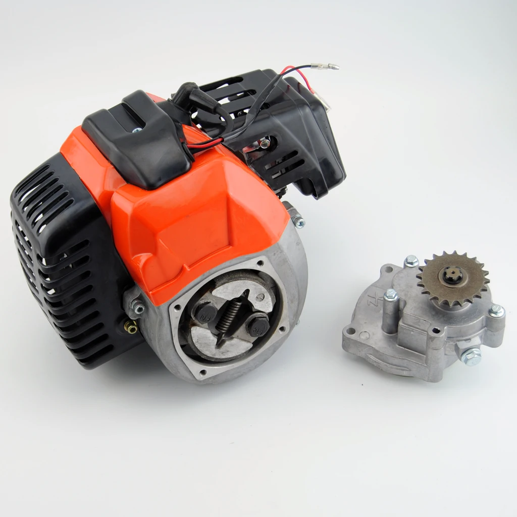 Engine 49cc Gear Reduction Transmission Box for Pocket MINI BIKE SCOOTER ATV Alibaba