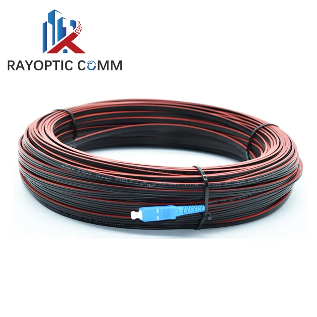 Factory Price Pldt Fiber Optic Drop Cable Patchcord 1core G657a Red ...