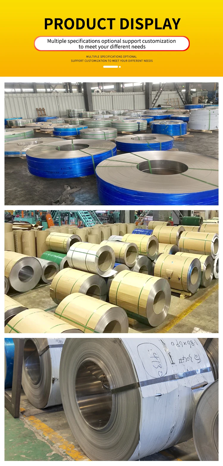 304 Stainless Steel Roll 201 J3 Strip 430 302 Hr Stainless Steel Coil ...