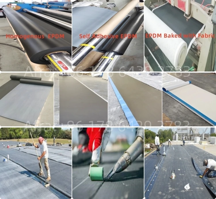 Epdm Rubber Sheet Waterproofing Membrane - Buy Epdm Waterproof Membrane ...