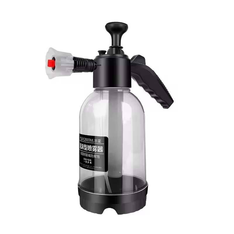 High Pressure 2l Hand Pump Foam Sprayer With 3 Types Foam Cannon Snow ...