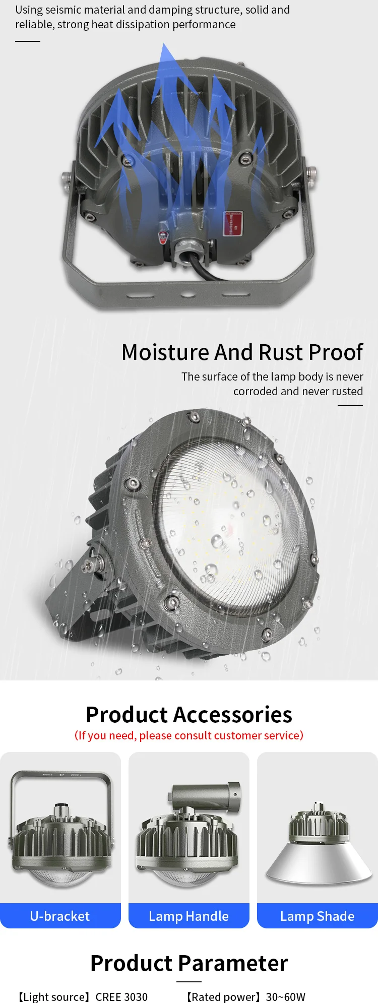 Atex Certified Explosion Proof Light Fixture For Paint Booth Lights ...