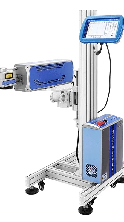 Co2 Flying Laser Marking Machine Inkjet Printer Expiry Date Batch ...