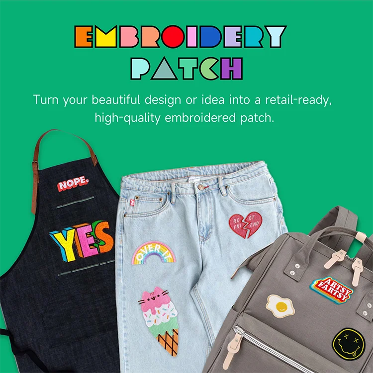 Custom 3D Embroidered Patches - Versatile and Durable