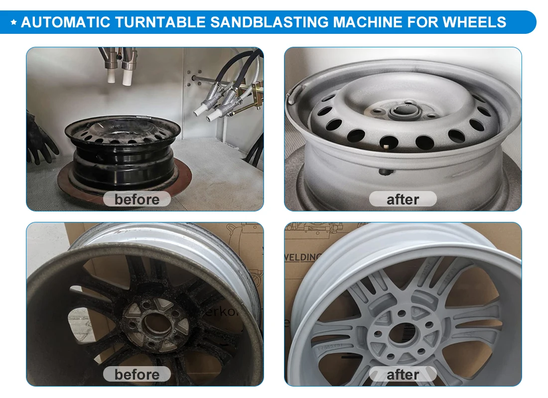 Roller Type Alloy Wheel Automatic Sandblasting Machine| Alibaba.com
