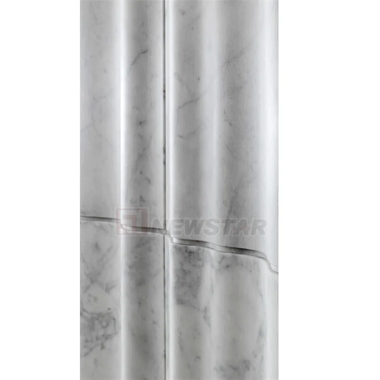 Newstar Stone Marble Fluted Travertine Tile - Durable & Stylish