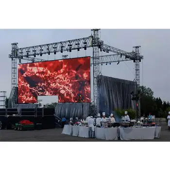 Full Color Ledwall Rental Led Display 500x500mm Die Cast Aluminum Display Screens Indoor Outdoor ...