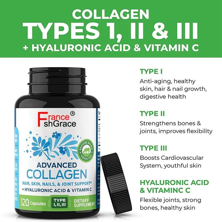 Advanced Collagen & Hyaluronic Acid - Support Hair, Skin, Nails & Joints