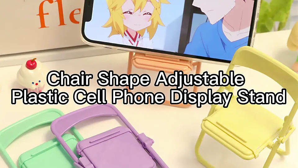 Portable Mini Mobile Phone Stand Desktop Chair Stand 4 Color Adjustable ...