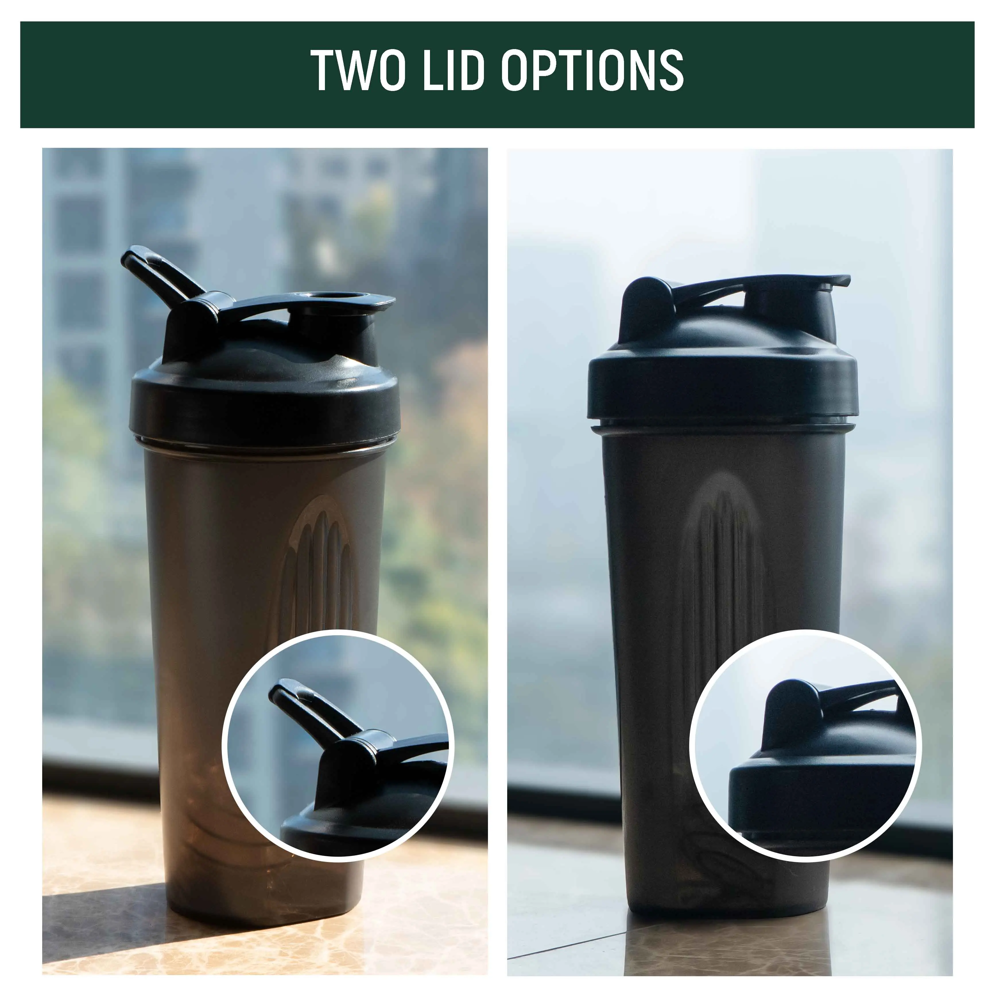 400ml 600ml 800ml 1000ml Custom Logo Blender Gym Protein Shaker Bottle Plastic Sports Fitness ...