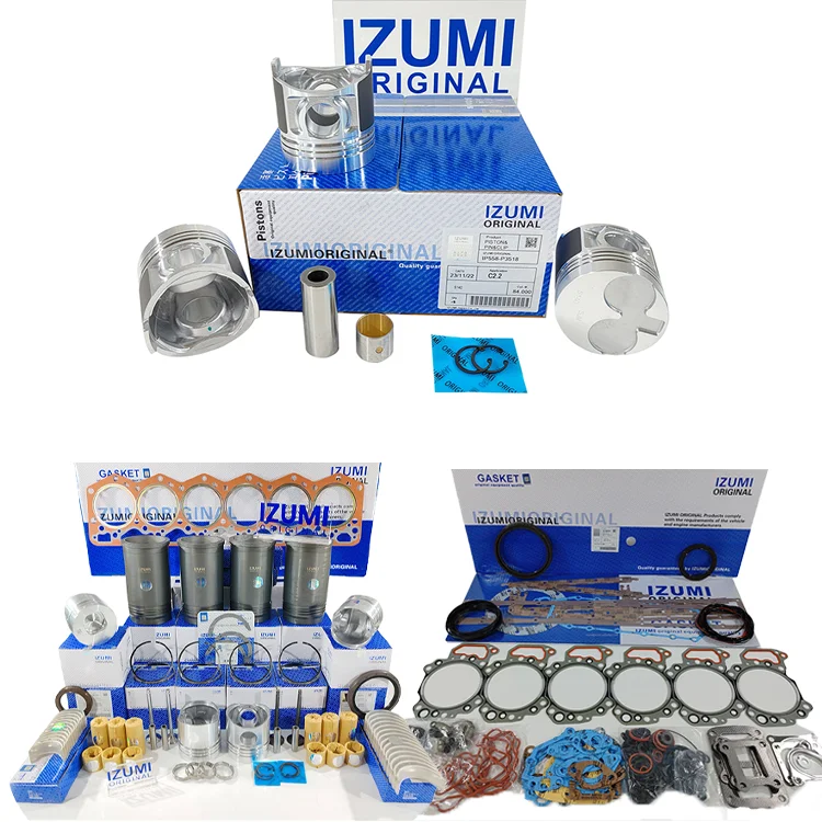 IZUMI ORIGINAL 4D95 piston For KOMATSU 6208-31-2170 6208-31-2190 PC130 ...
