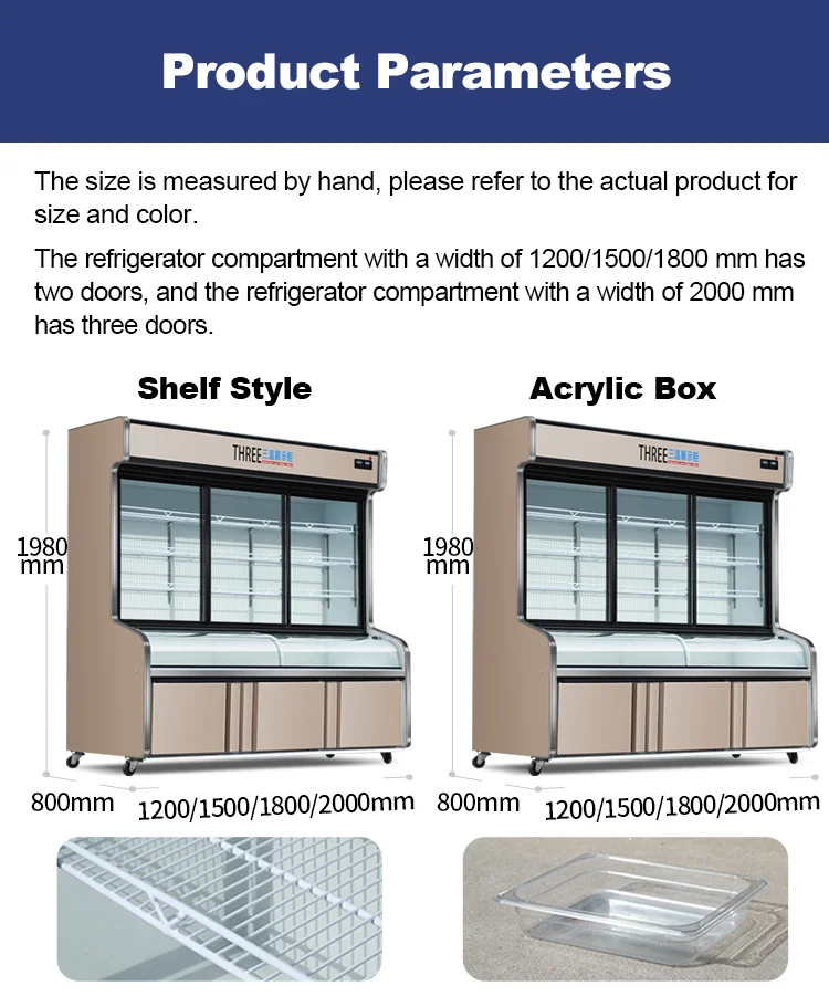 Mala Tang /spicy Hot Pot Three- Temperature - Dish Display Chiller ...