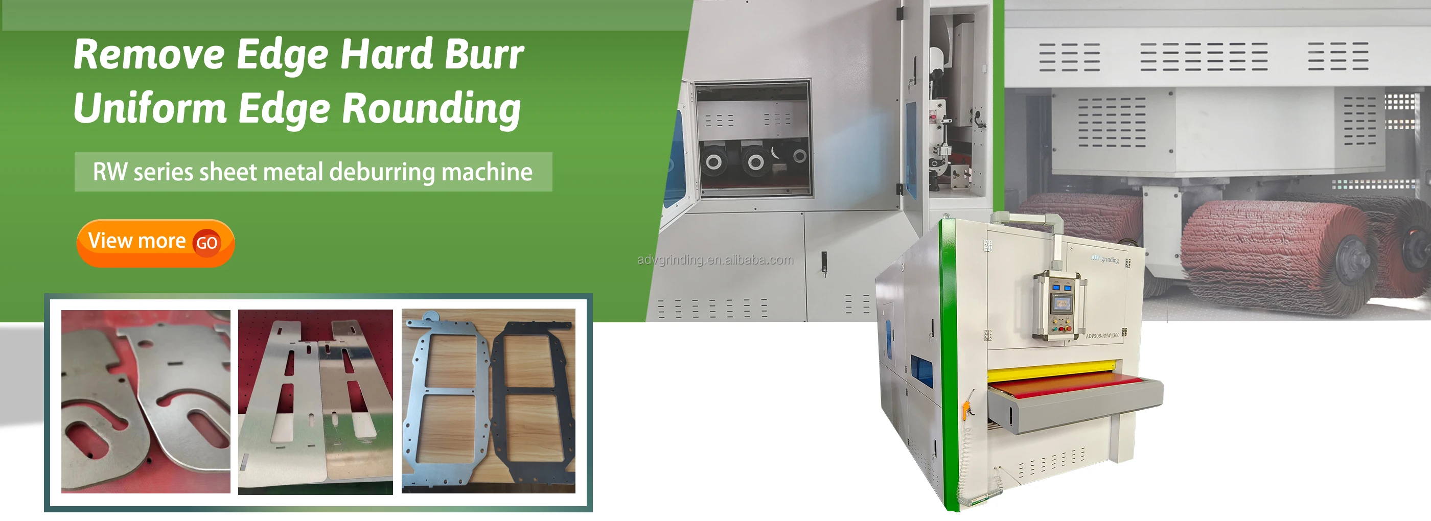 Stainless Steel Sanding Machine/Hairline Finish, Holes Edges Rounding ...