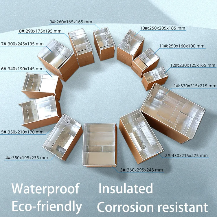 Xjy Logo Printing Custom Bio-degradable Aluminum Foil Insulated Thermal ...