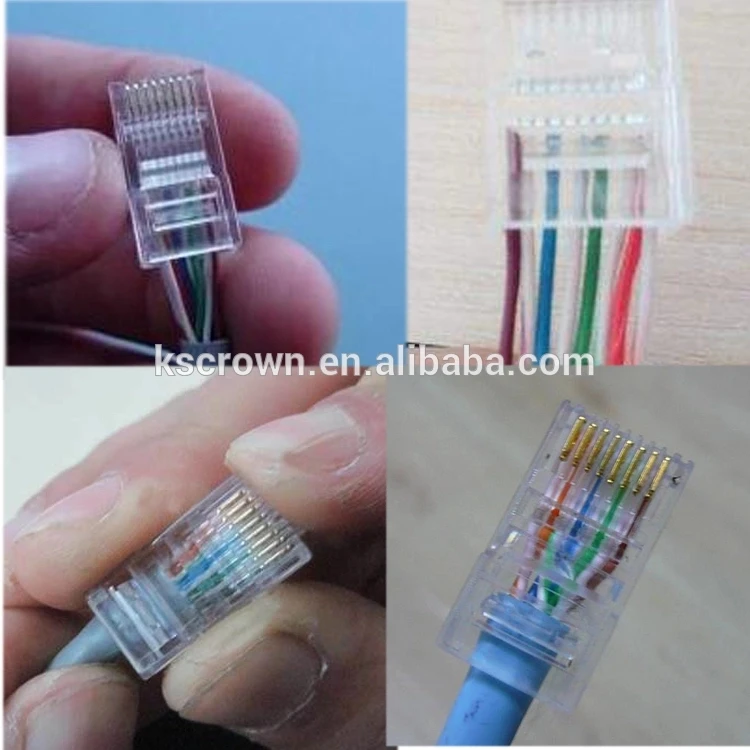 Semi-auto Patch Cord RJ45 Crimping Machine - Network Cable Making