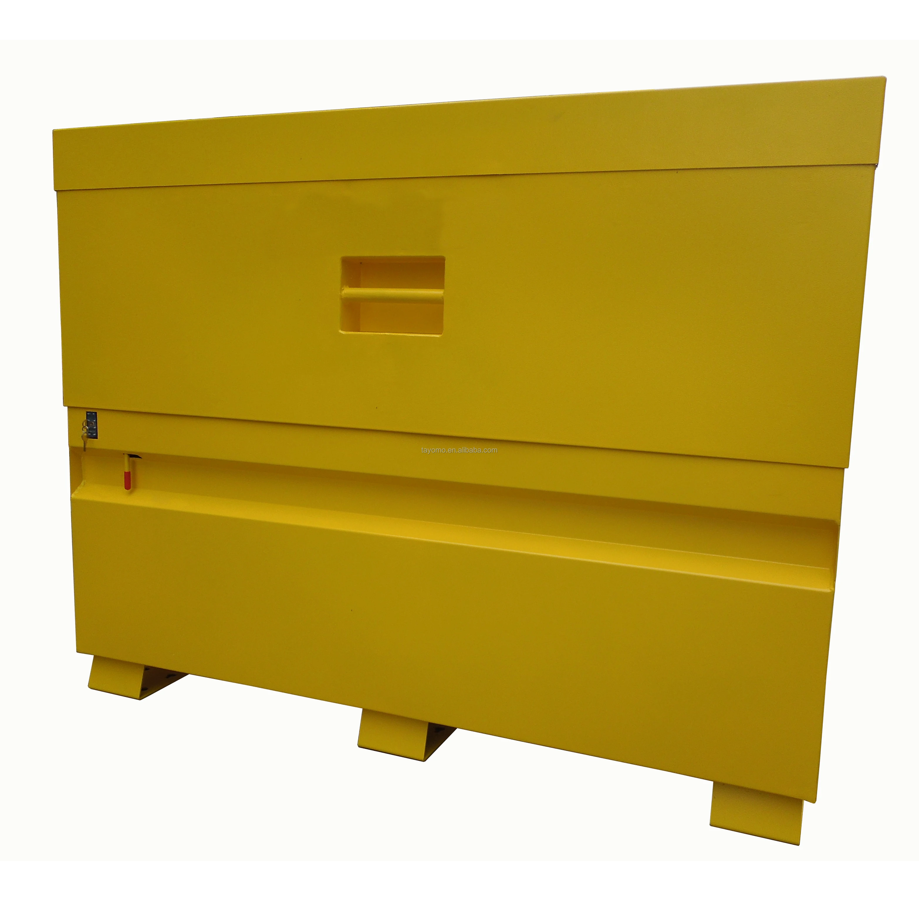 Steel Job Site Box With Fold Lid - Buy Job Site Box,Waterproof Metal ...