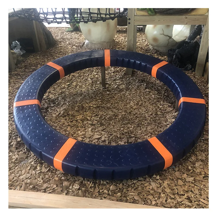 Kids Outdoor Big Slanting Rotational Ring Spinning Play Equipment ...
