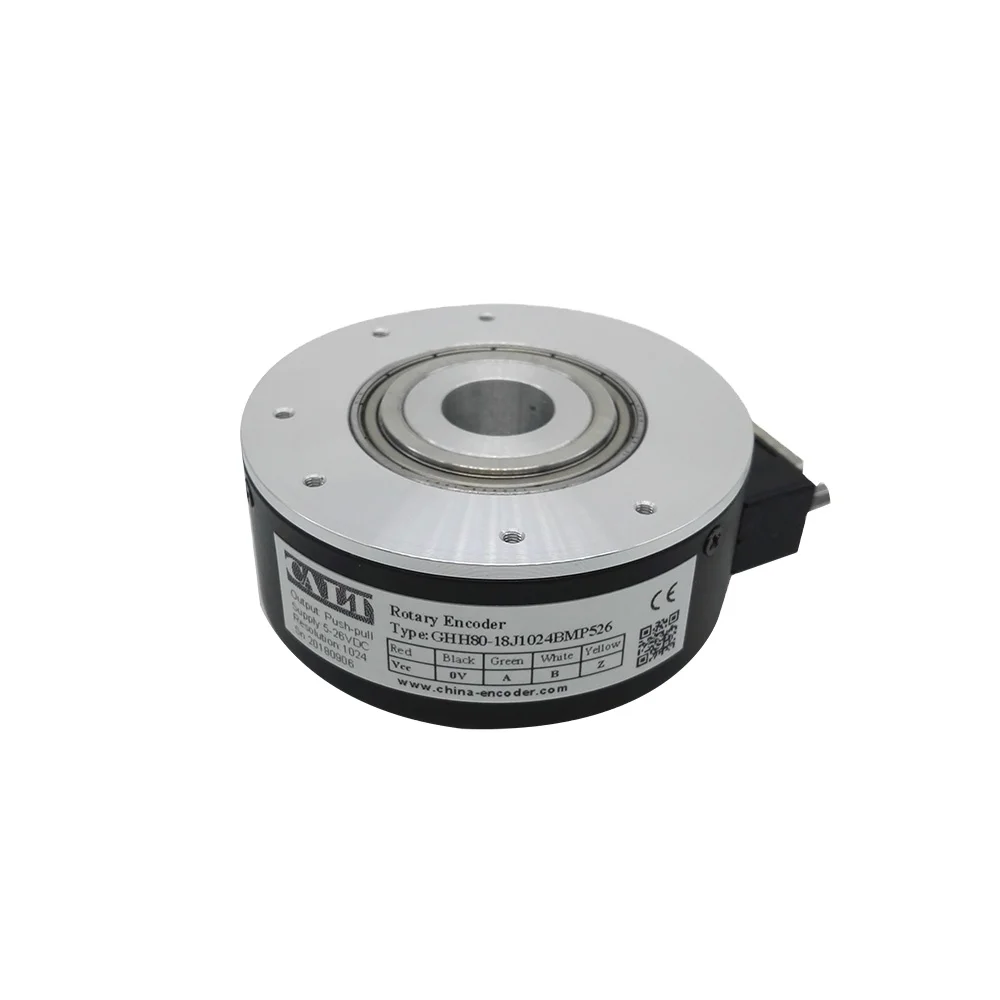 1024 PPR CALT Hollow Shaft Incremental Rotary Encoder GHH80 ...